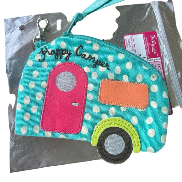 thirty-one | Bags | Thirty One New Rare Blue Polka Dot Camper Coin ...